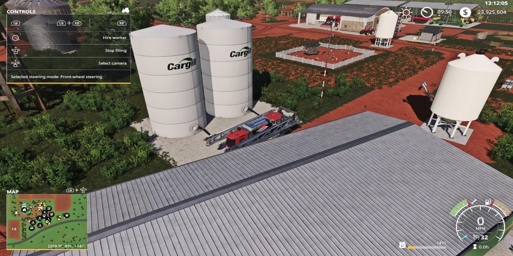 Placeable Cargill Liquid Fert Refill Tanks v 1.0 - FS19 mod - FS19.net