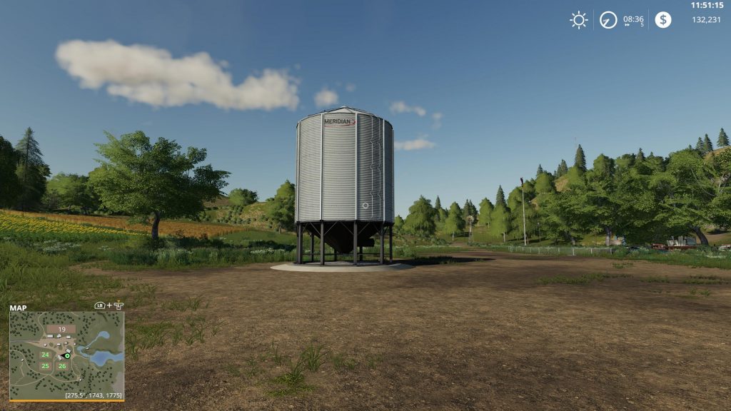 Placeable Meridian Metal Seeds Station v 1.0 - FS19 mod - FS19.net