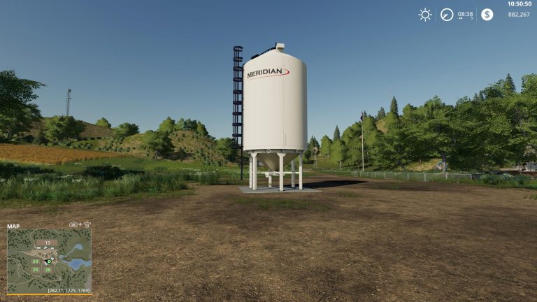 Placeable Meridian Seed Fill Station v 1.0 - FS19 mod - FS19.net