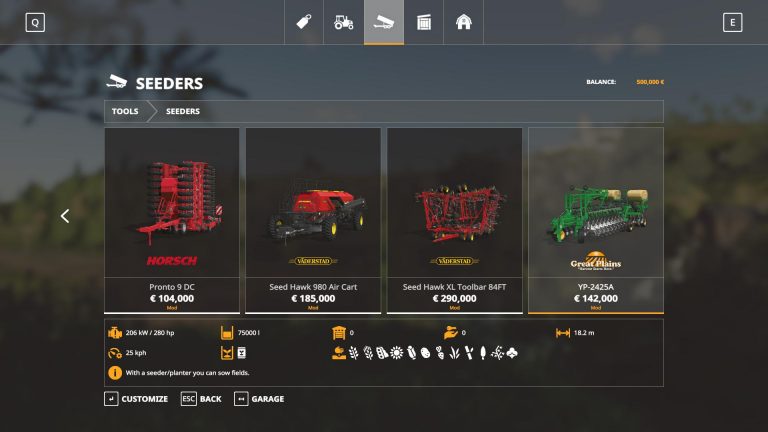 Seeder Pack v 1.0 - FS19 mod - FS19.net