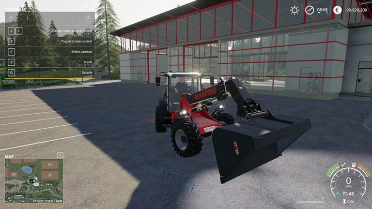 XL Telehandler Shovel 6000Liter v 1.0 - FS19 mod - FS19.net