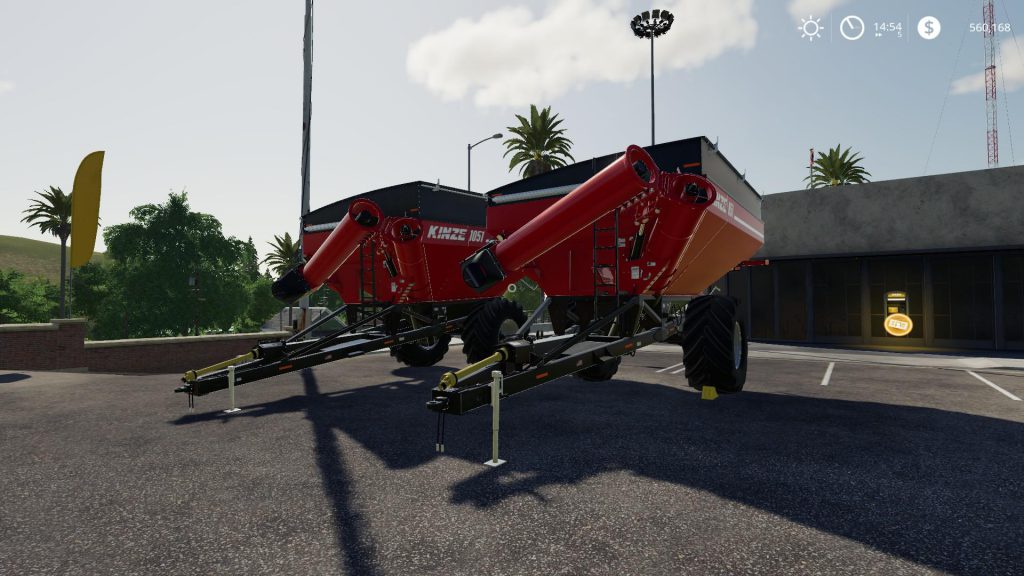 Kinze 851&1051 grain cart colorable v 1.0 - FS19 mod - FS19.net