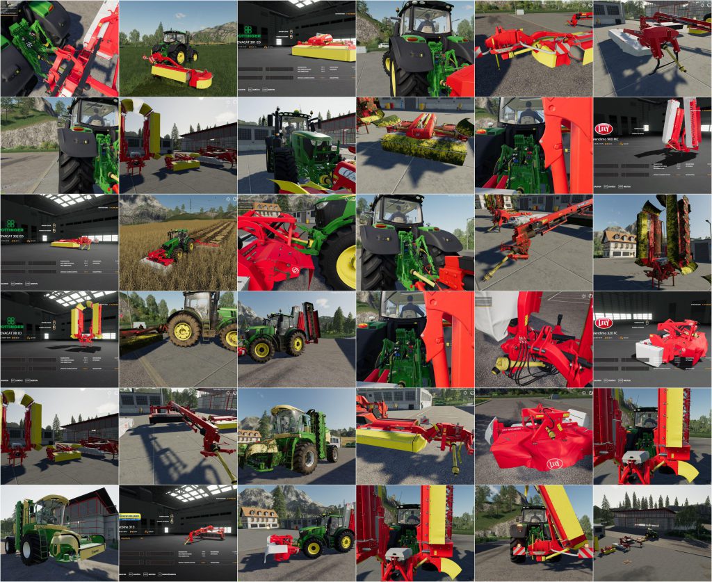 Mower pack v1.0.2.1 - FS19 mod - FS19.net