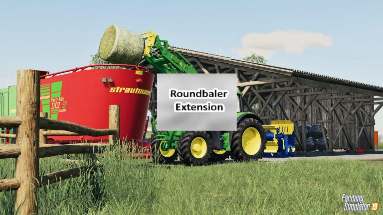 Round Baler Extension v 1.0 - FS19 mod - FS19.net
