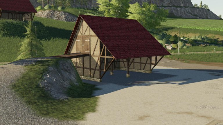 Timberframe Barn With Attic v 1.0.0.1 - FS19 mod - FS19.net