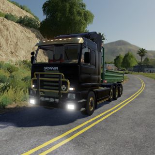 Scania 143M hooklift v 1.0 - FS19 mod - FS19.net