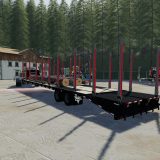 TJ 40FT Log Trailer v 1.0 - FS19 mod - FS19.net