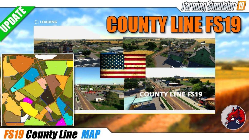 County Line Seasons 19 AutoDrive v1.0 - FS19 mod - FS19.net