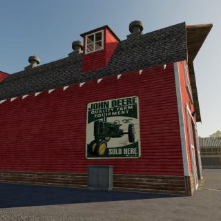 John Deere Bale Barn v1.0 - FS19 mod - FS19.net