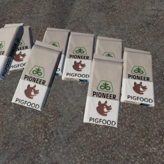 Big Pioneer Animal Food Bag pack v2.0 - FS19 mod - FS19.net