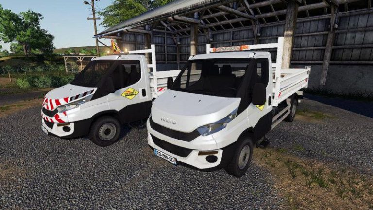 IVECO DAILY Benne SDM v1.0 - FS19 mod - FS19.net