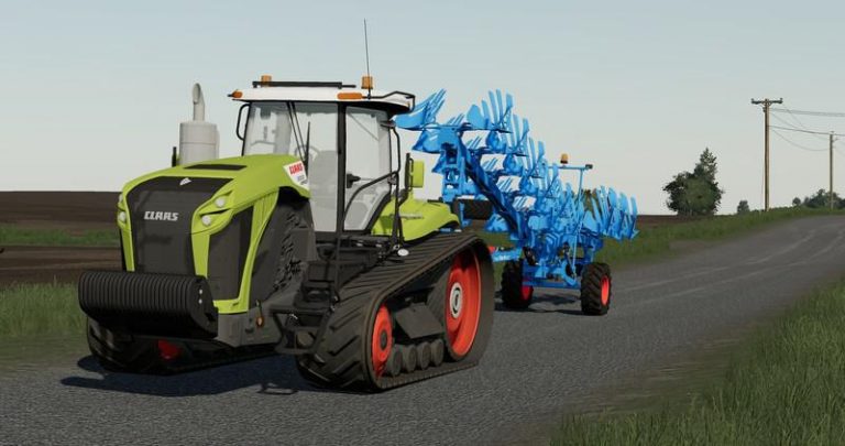 CLAAS XERION WITH TRACKS V1.0 - FS19 mod - FS19.net