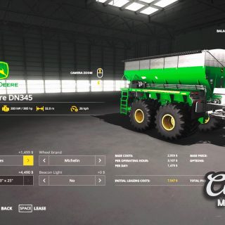 NEW LEADER NL345 / JOHN DEERE DN345 V1.0 - FS19 mod - FS19.net