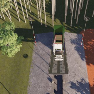 WOODCHIPS TRAILER AND PLACEABLE TRUCK DUMPER - FS19 mod