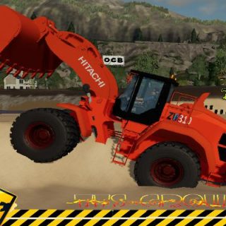 HITACHI ZW310 V1.5 - FS19 mod - FS19.net