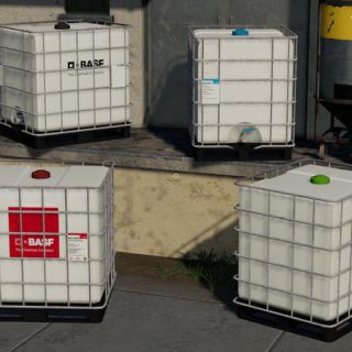 BASF IBC PALLET TANKS V1.0 - FS19 mod - FS19.net