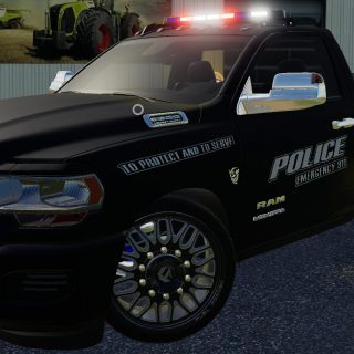 DODGE HELL TRUCK POLICE EDITION V1.0 - FS19 mod - FS19.net