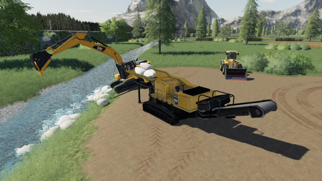 DYNAMIC RIVER ROCK WITH FILLTYPE V0.5 - FS19 mod - FS19.net