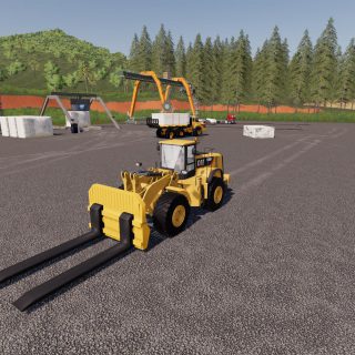 MARBLE HD FORKS FOR CAT 980K V0.5 - FS19 mod - FS19.net