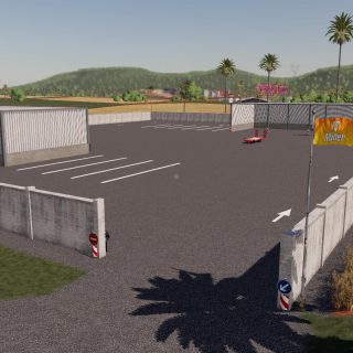 PLACEABLE CONSTRUCTION SITE MEDIUM SIZE V1.1 - FS19 mod - FS19.net