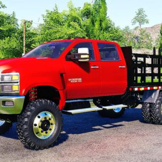 CHEVROLET SILVERADO 4500 HD STAKE TRUCK V1.0 - FS19 mod - FS19.net