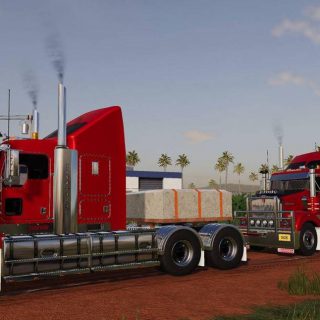KENWORTH T408 SAR V1.0 - FS19 mod - FS19.net