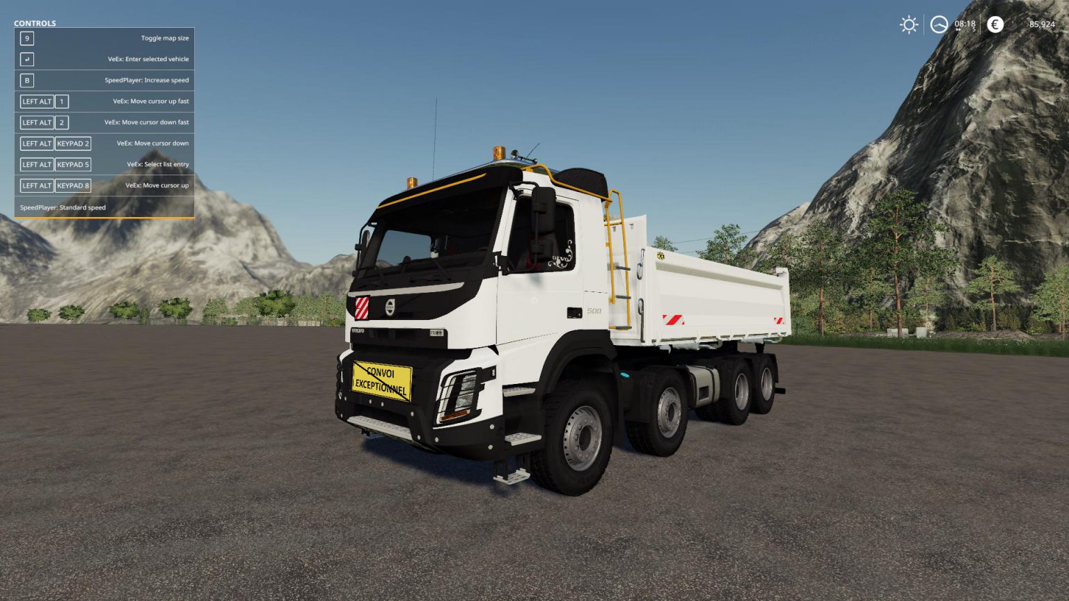 VOLVO MEILLER TIPPER 8X4 V1.0 - FS19 mod - FS19.net