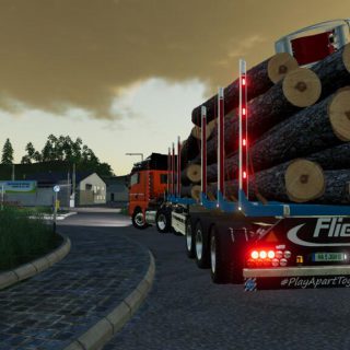 FLIEGL TIMBER-RUNNER Z-CRANE PACK V1.0.1.0 - FS19 mod - FS19.net