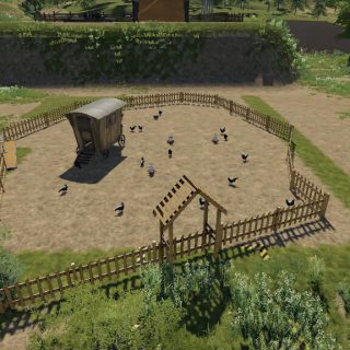GOLDCREST VALLEY CHICKEN PEN V1.7 - FS19 mod - FS19.net