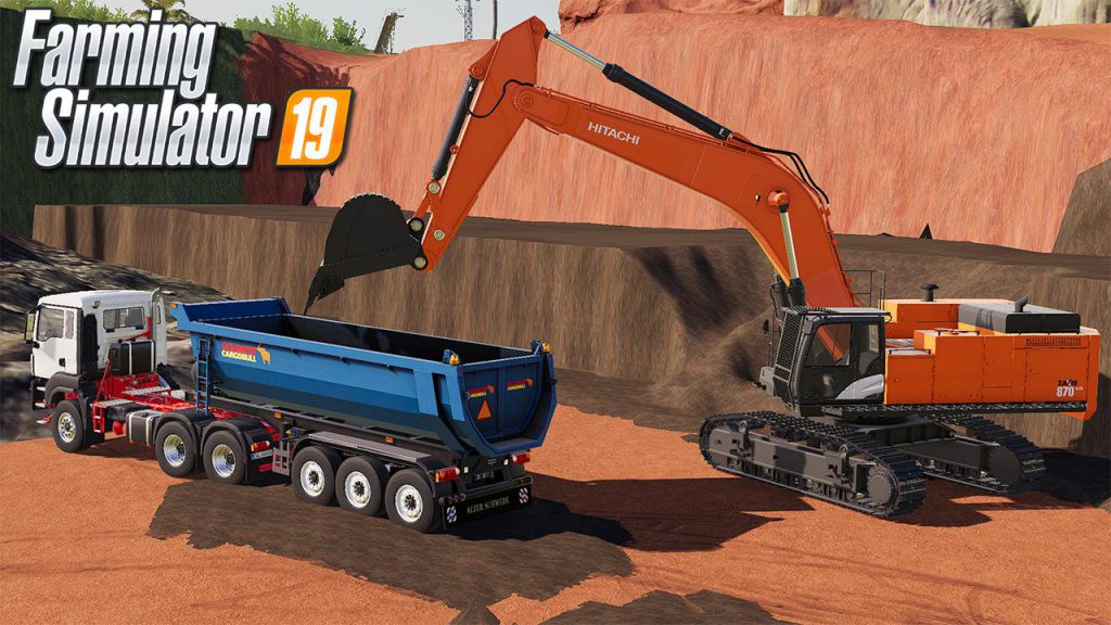 HITACHI 870LC EXCAVATOR V1.0 - FS19 mod - FS19.net