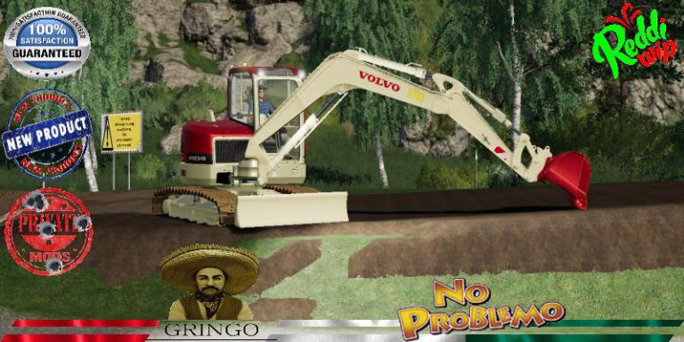 VOLVO ECR88D PUBLIC WORKS V2.0 - FS19 mod - FS19.net