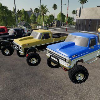 1971 FORD F100 CUSTOM V1.0 - FS19 mod - FS19.net