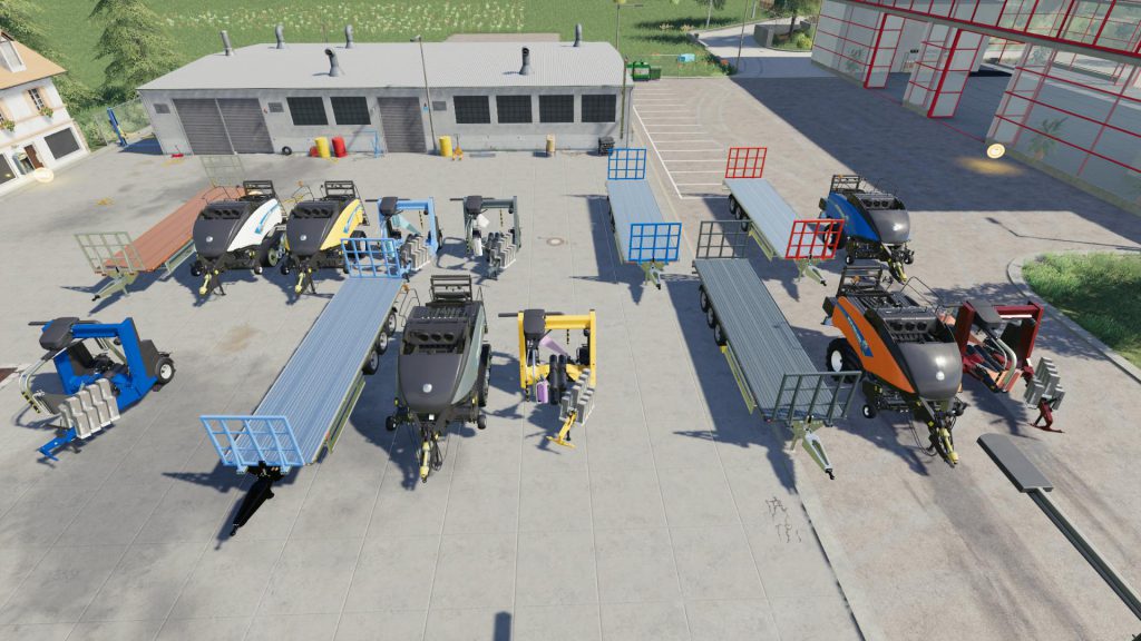 BALEROS BALING MACHINERY PACK V1.0 - FS19 mod - FS19.net