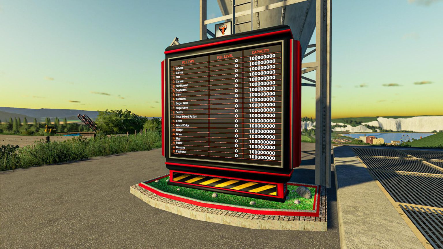 LED PANEL SILO DISPLAY V1.0 - FS19 mod - FS19.net