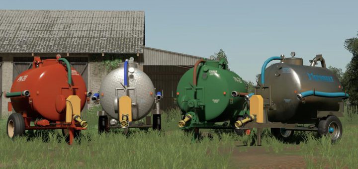 FS19 Liquid Manure trailers, Farming simulator 19 Liquid Manure mods