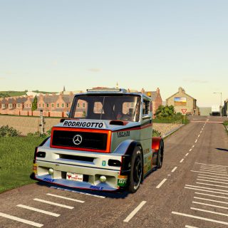MERCEDES BENZ FORMULA TRUCK V1.0 - FS19 mod - FS19.net