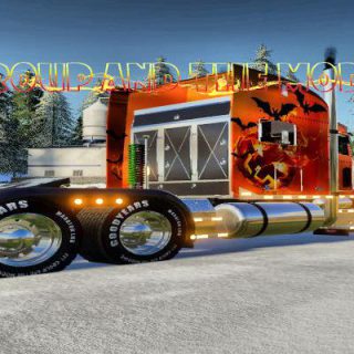PETERBILT HAPPY HALLOWEEN V2.0 - FS19 mod - FS19.net