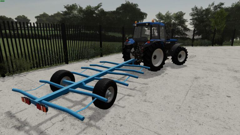 ROUND BALE TRAILER V1.0 - FS19 mod - FS19.net