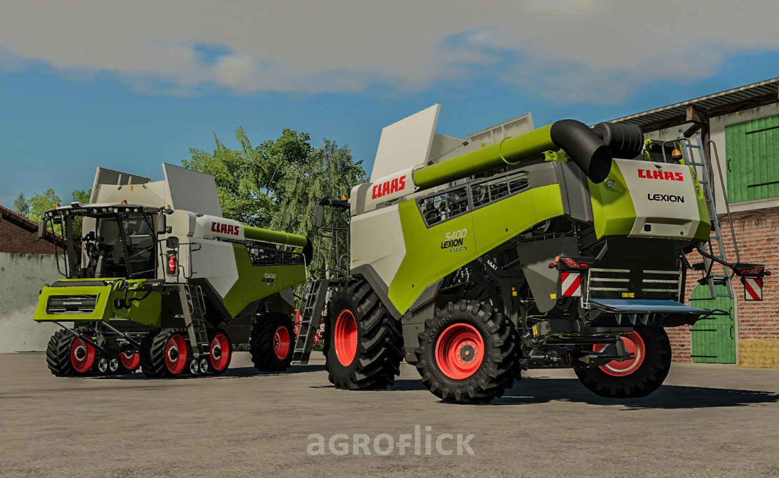 CLAAS LEXION 5400 & 5500 V1.0 - FS19 mod - FS19.net