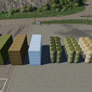 BUYABLE LARGE STACK OF BALES V1.0 - FS19 mod - FS19.net