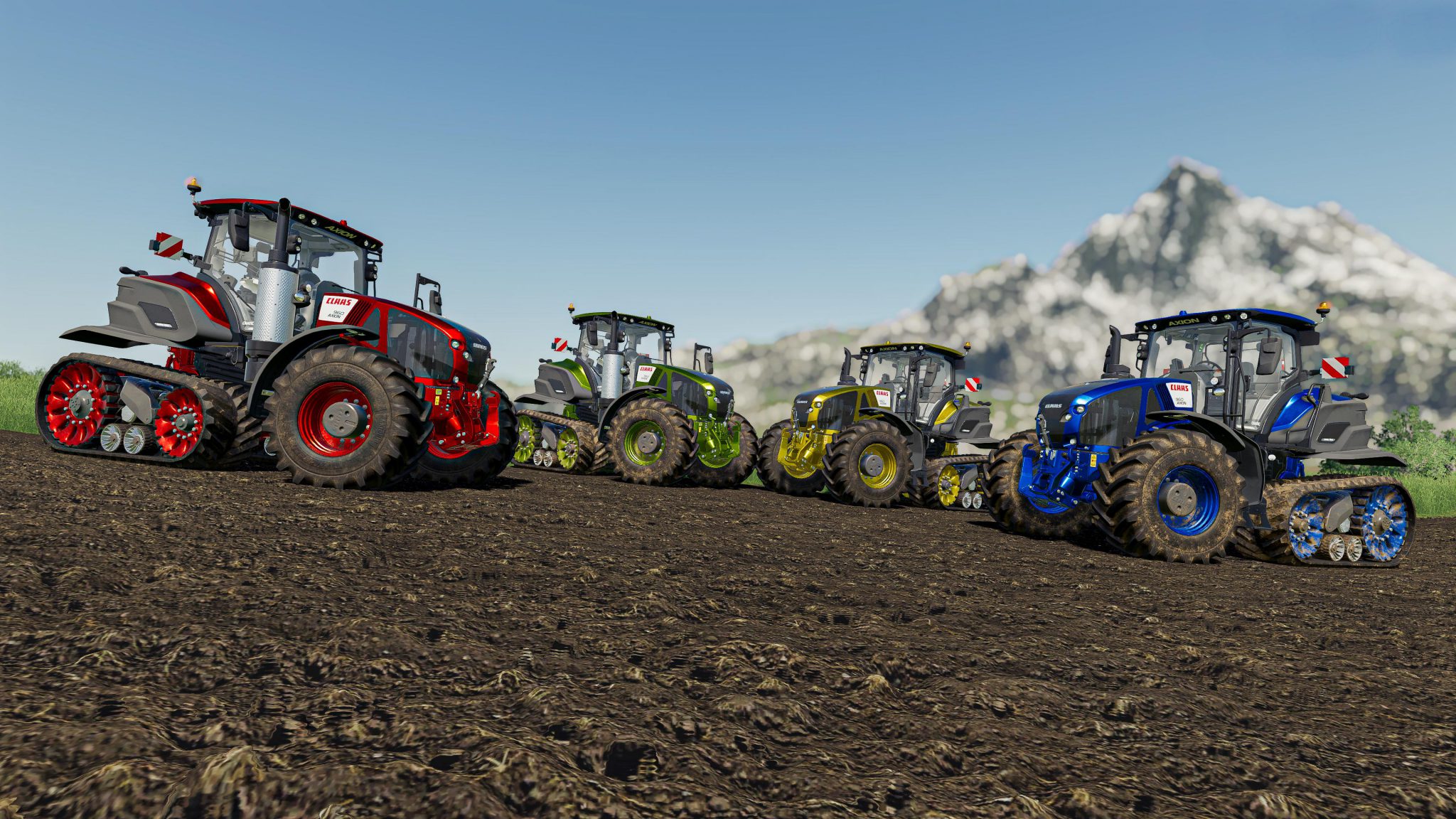 CLAAS AXION 900TT COLOR CONFIGURATIONS V1.0 - FS19 mod - FS19.net