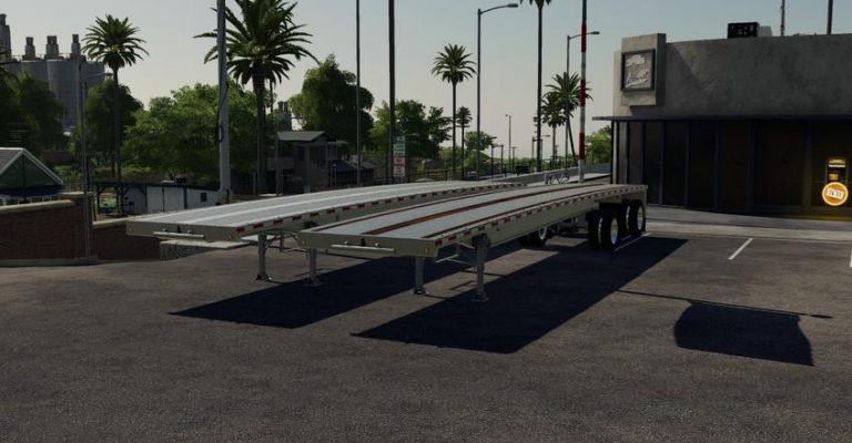 EXP19 ALUMINUM FLATBED V1.0 - FS19 mod - FS19.net