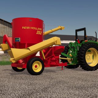 NEW HOLLAND 353 GRINDER MIXER V1.0 - FS19 mod - FS19.net