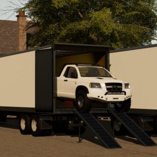 TLX 48FT ENCLOSED TRAILER V1.0.2.0 - FS19 mod - FS19.net