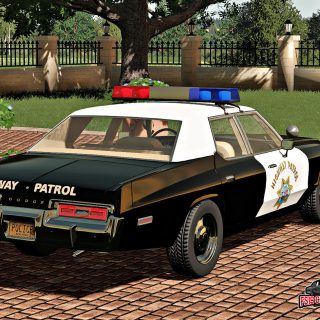 DODGE MONACO POLICE 1974 V1.0 - FS19 mod - FS19.net