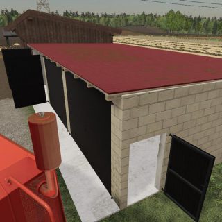 GARAGE FOR MACHINES 13.26X7 V1.0 - FS19 mod - FS19.net