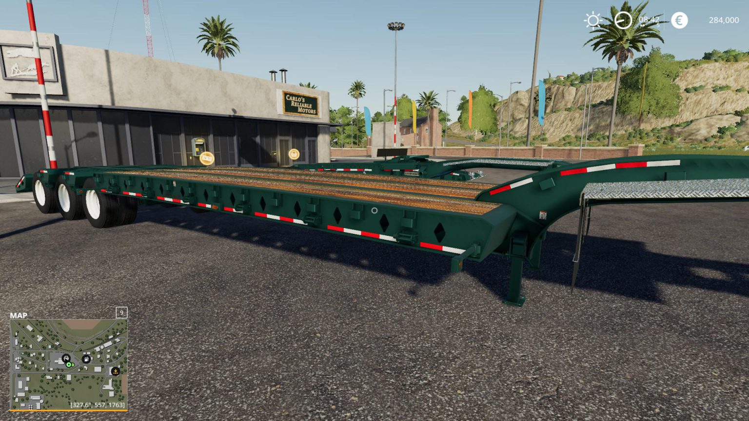 LOAD KING 50 TON OILFIELD TRAILER W/JEEP AND BOOSTER V1.0 - FS19 mod ...