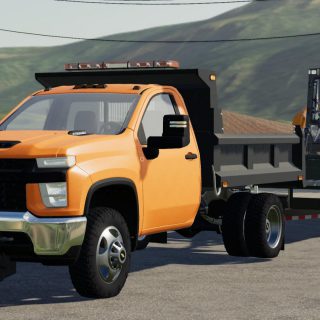 2020 CHEVY 3500HD SINGLE CAB DUMP TRUCK V1.0 - FS19 mod - FS19.net