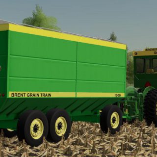BRENT GRAIN TRAIN 1000 V1.0 - FS19 mod - FS19.net