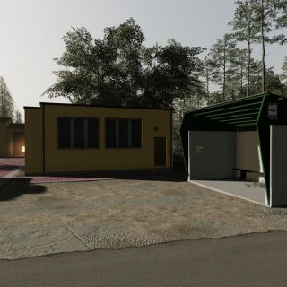 BUS STOP (PREFAB) V1.0 - FS19 mod - FS19.net